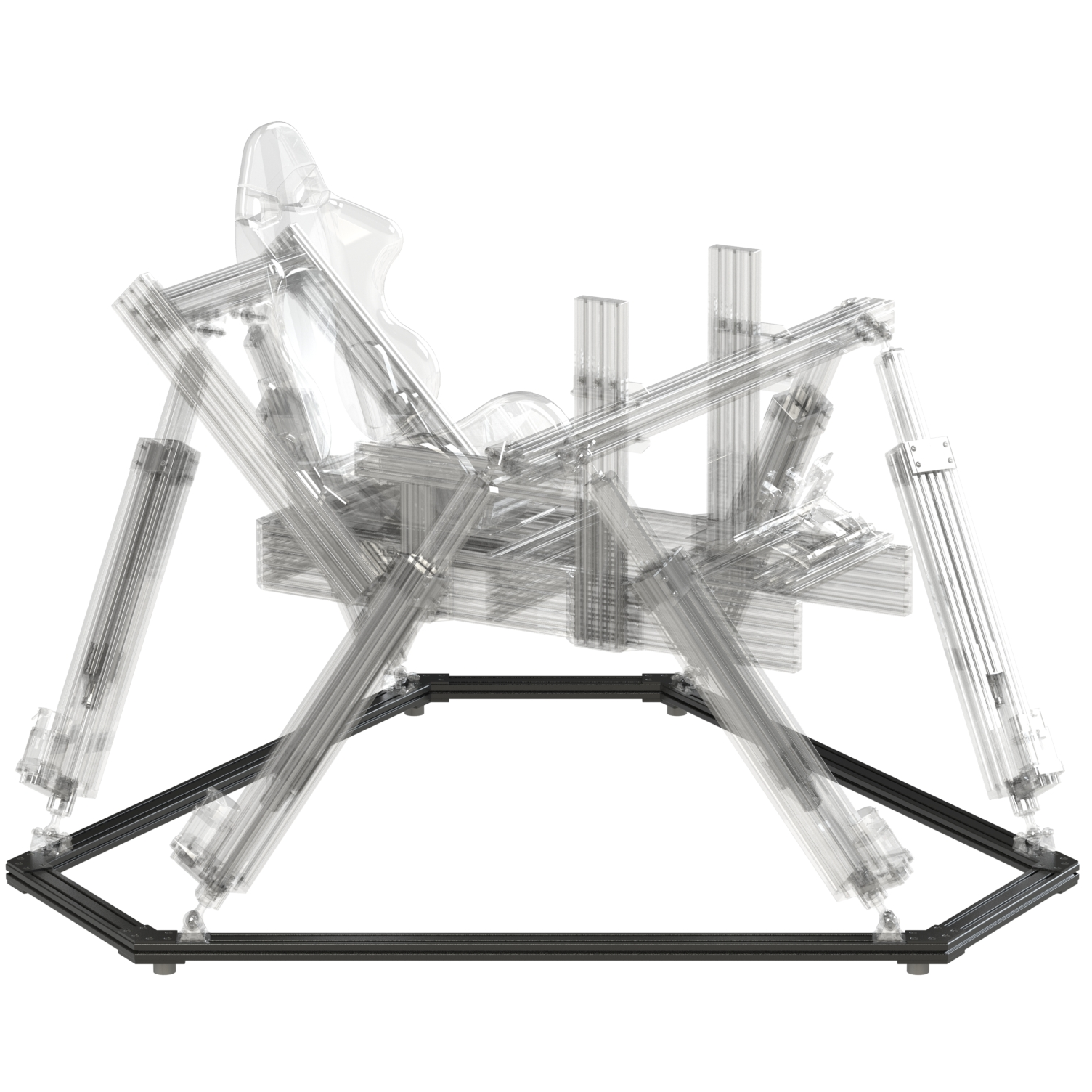 Linear Hexapod Base Frame – DepartedReality
